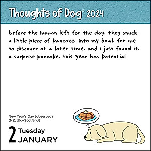 Thoughts of Dog 2024 Day-to-Day Calendar