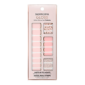 Dashing Diva Gloss Ultra Shine Gel Strips (plush sorbet)