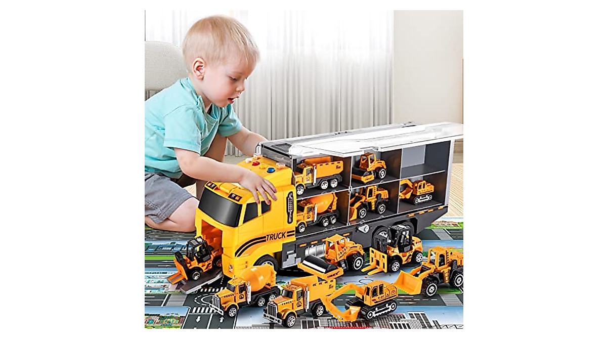 Toddler Construction Toys for Kids 3-9 | Fun Engineering Vehicle Set