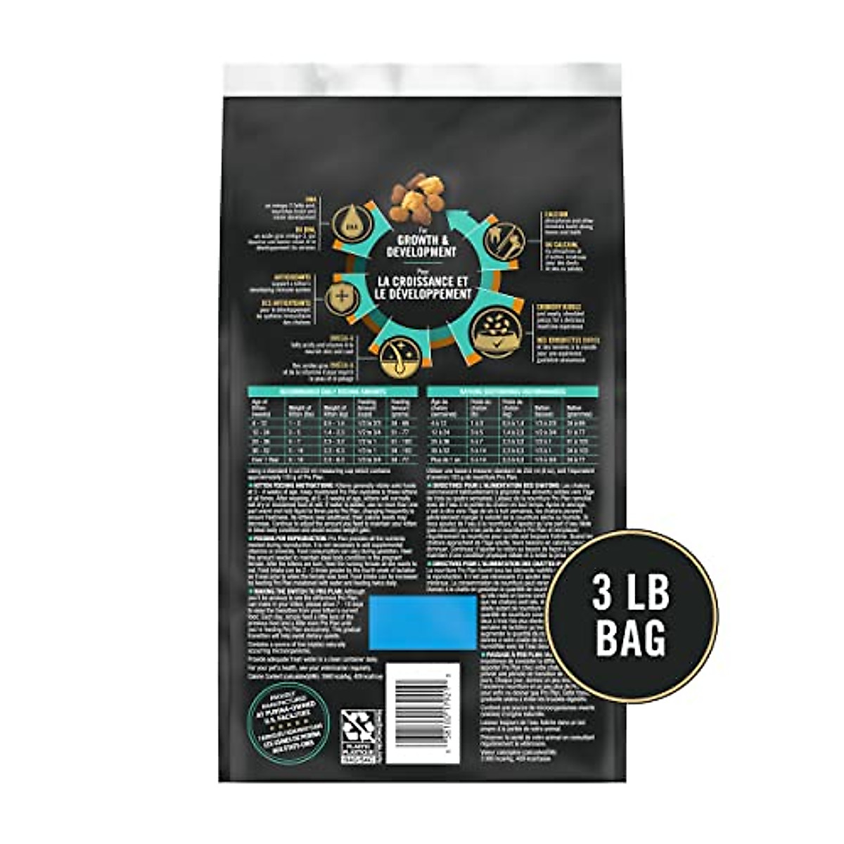 Purina Pro Plan With Probiotics, High Protein Dry Kitten Food, Shredded Blend Chicken & Rice Formula - 3 lb. Bag