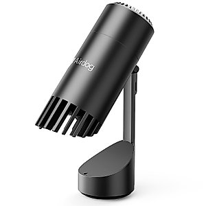 Airdog Aircap Portable Air Purifier - Car Air Purifier for Cars & Personal Use, TPA Technology for Washable Filters & Control Micron Particles, 12 CFM CADR, DC 5V, Ideal for Home Bedroom Office, Black
