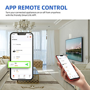 JUNLIT Mini Smart Plug, Smart Plugs That Work with Alexa and Google Home, 15A Smart Outlets with Timer & Group Controller, Timer, Schedule, Easy Setup, No Hub Required, ETL&FCC Certified, 2 Pack