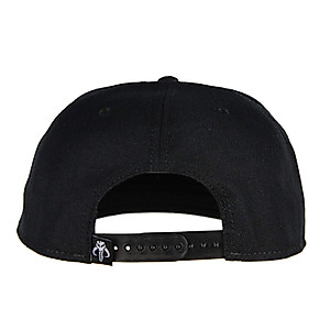 Star Wars Mandalorian Embroidered Adjustable Adult Snapback Hat Baseball Cap Black