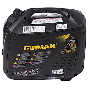 Firman WO1781 Whisper Series 1700/2100 Watt Inverter Generator, Yellow