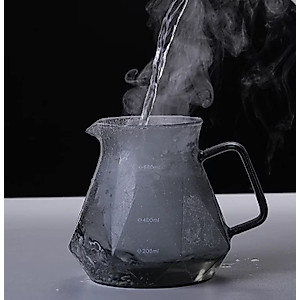 Cafecito Personal Pour Over Glass Coffee Carafe Set 20 oz | Glass Coffee Maker Carafe Dripper Brewer Cafecito Filter Included | Coffee Lover Gift Set