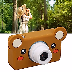 2in Kids Camera, Children Mini Selfie Camera, 32MP HD 1080P Auto Focus Portable Digital Small Camera, with IPS Eye Protection Screen, Moe Baby Birthday Gift