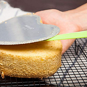 PZRT Cake Stripping Knife Demolding Knife Plastic Baking Tools Cake Scraper Butter Cream Spreader Bakeware Fondant Decoration, Green