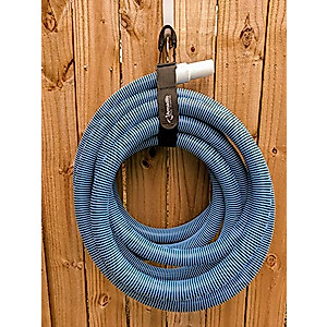 Heavy Duty Cinch Strap for Pool Vacuum Hose, Pool Noodles, Garden Hose and Other Large Outdoor Items. Stores and organizes Equipment, and Includes Handle for Hanging and Carrying (2, 30")