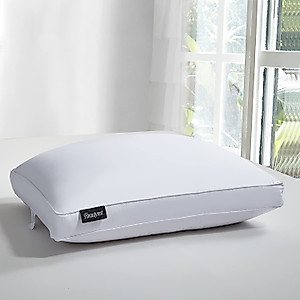 Beautyrest BT-DP-34 Sateen Cotton Hypoallergenic European White Goose Down Pillow with 2'' Gusset, King