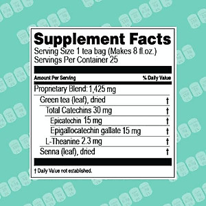 Hyleys Slim Tea 42 Ct Assorted - Weight Loss Herbal Supplement Cleanse and Detox - 42 Tea Bags (1 Pack)