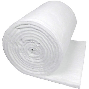 Lynn Manufacturing 1" Thick, Superwool Plus Insulation, Morgan Thermal Ceramics, 2200F Rated, 4 Lb. Density, 24" Wide, 25 Ft. Long, Ceramic Fiber Alternative, Safer Kaowool, 4SP12