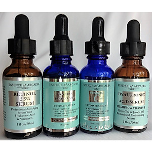 Tea Tree Perfect Skin Facial Serum, Ultimate Anti-Aging Formula for Acne-Prone Skin with 20% Vitamin C, Tea Tree Essential Oil, Retinol and Hyaluronic Acid for Clear, Soft, Radiant Skin.