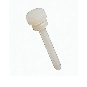 GRAINGER APPROVED Knurled Thumb Screw, 1/4-20 x 0.75 Inches, 10 Pack