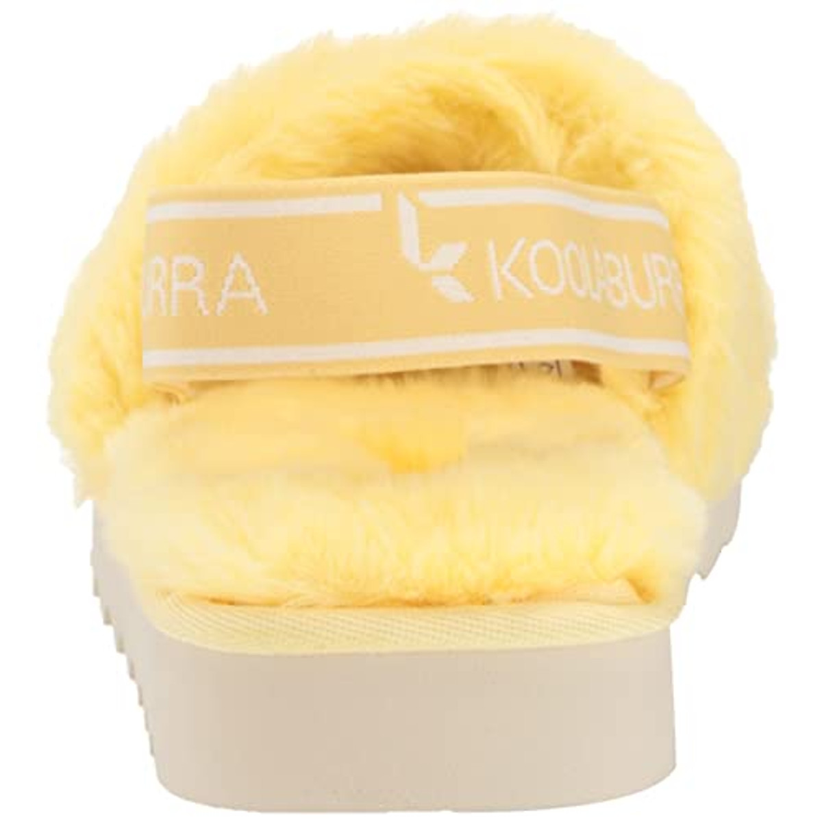 Koolaburra by UGG Unisex-Child K FUZZ'N Sandal, Pale Banana, 2 Little Kid