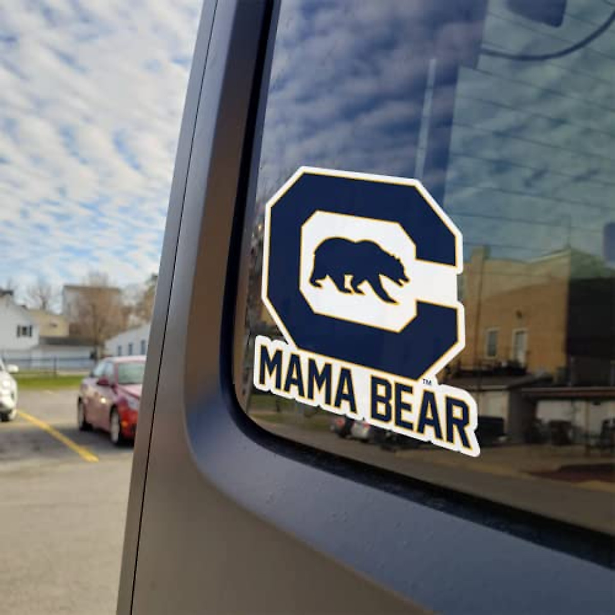 California Berkeley Sticker Golden Bears Mama Bear Logo Heavy-Duty Officially Licensed NCAA Car Decal Bumper Window Laptop Vinyl (Cal Berkeley Mama Bear)