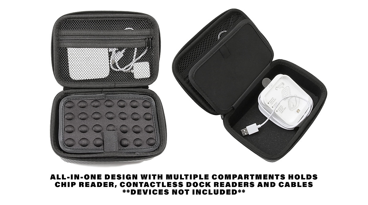 CASEMATIX Portable Card Reader Case for Square Contactless & Chip Reader