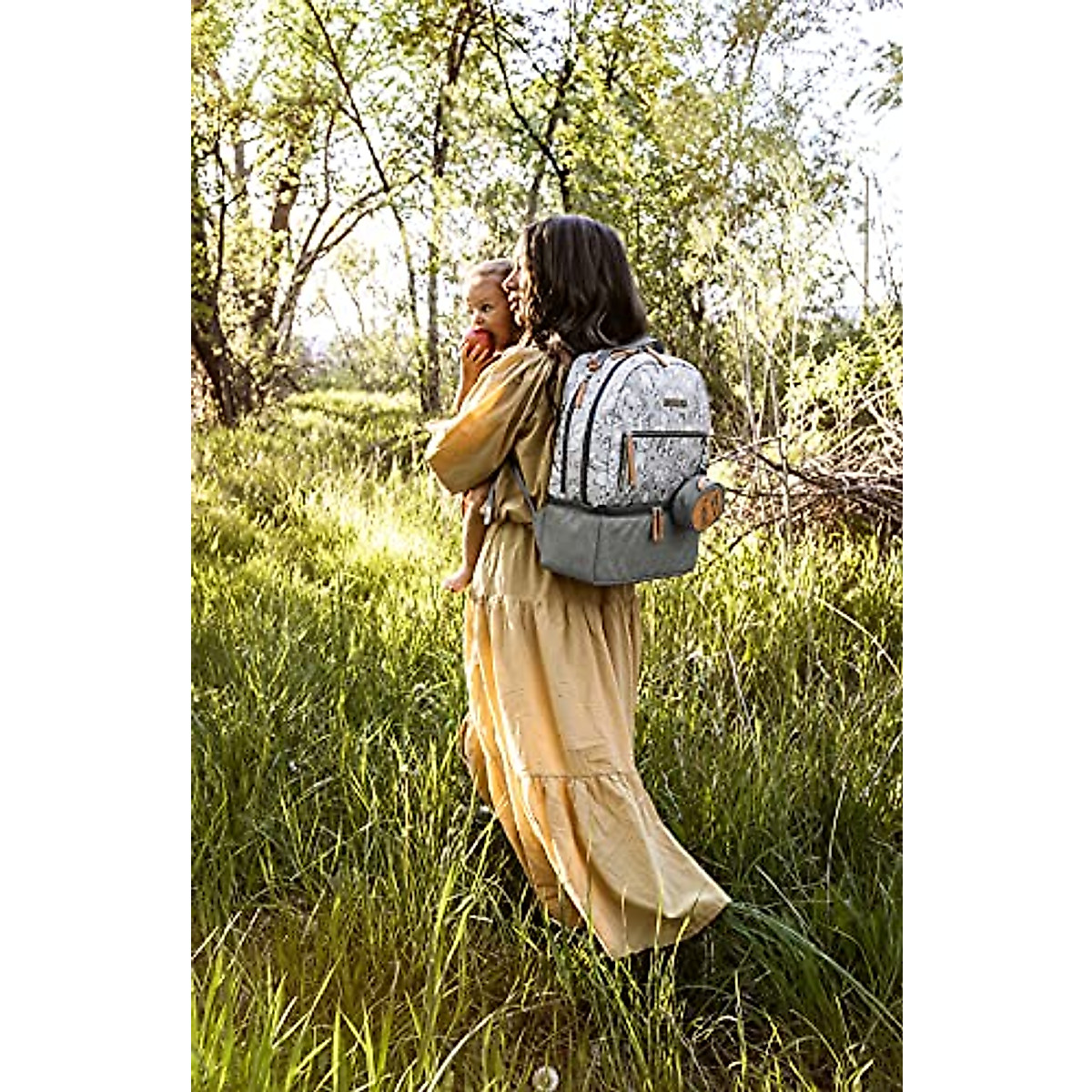 Petunia Pickle Bottom Axis Backpack | Baby Bag | Diaper Bag Backpack | Baby Bottle Bag for Parents | Stylish Baby Bag Organizer| Sophisticated & Spacious Backpack for On The Go | Disney's Playful Pooh