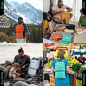 WOOMADA 17L Ultra Lightweight Packable Durable Waterproof Travel Hiking Backpack Daypack for Men Women