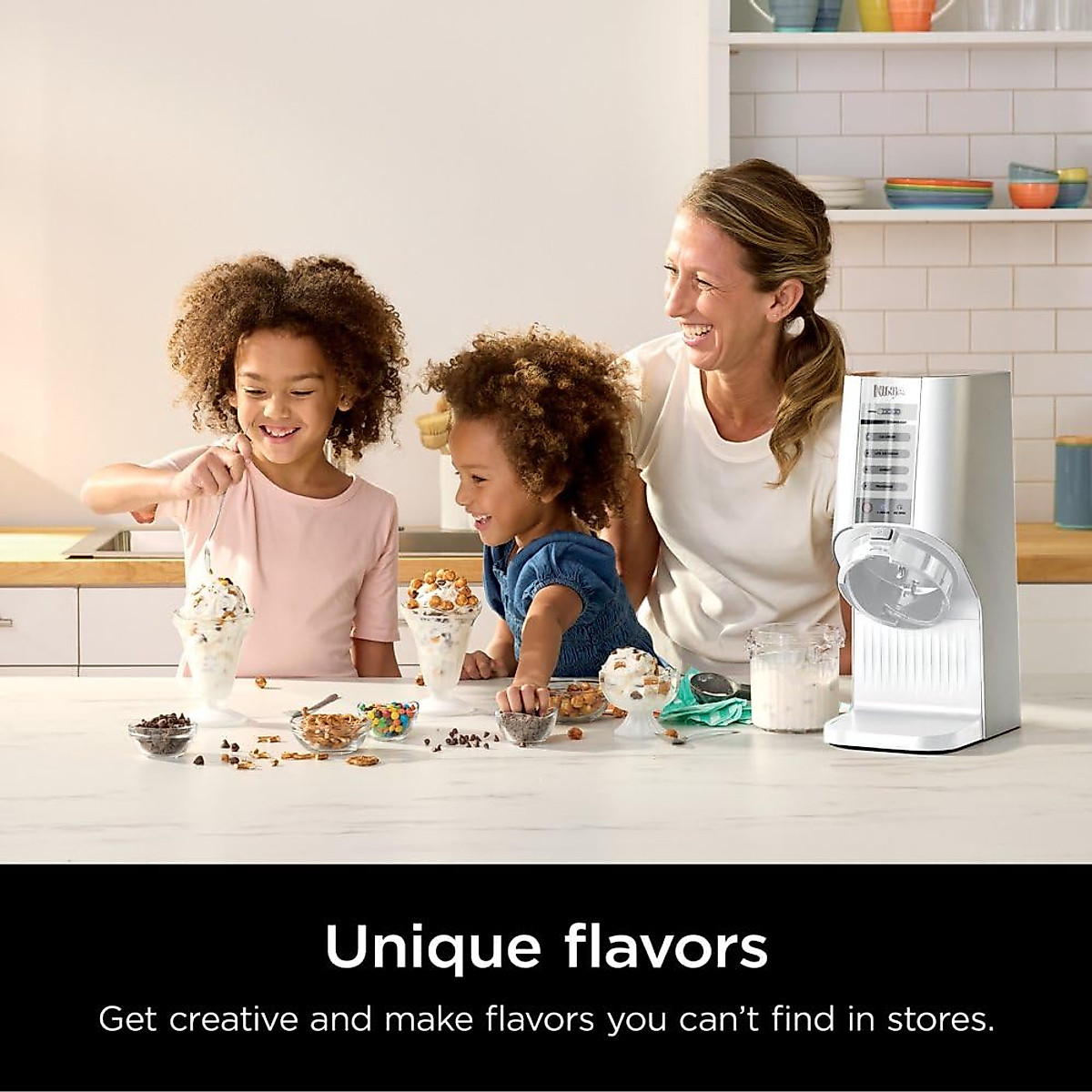 Ninja CREAMi Breeze Ice Cream Maker and Frozen Treat Maker 5 in 1 (Renewed) Bundle with 2 Year Enhanced Protection Pack