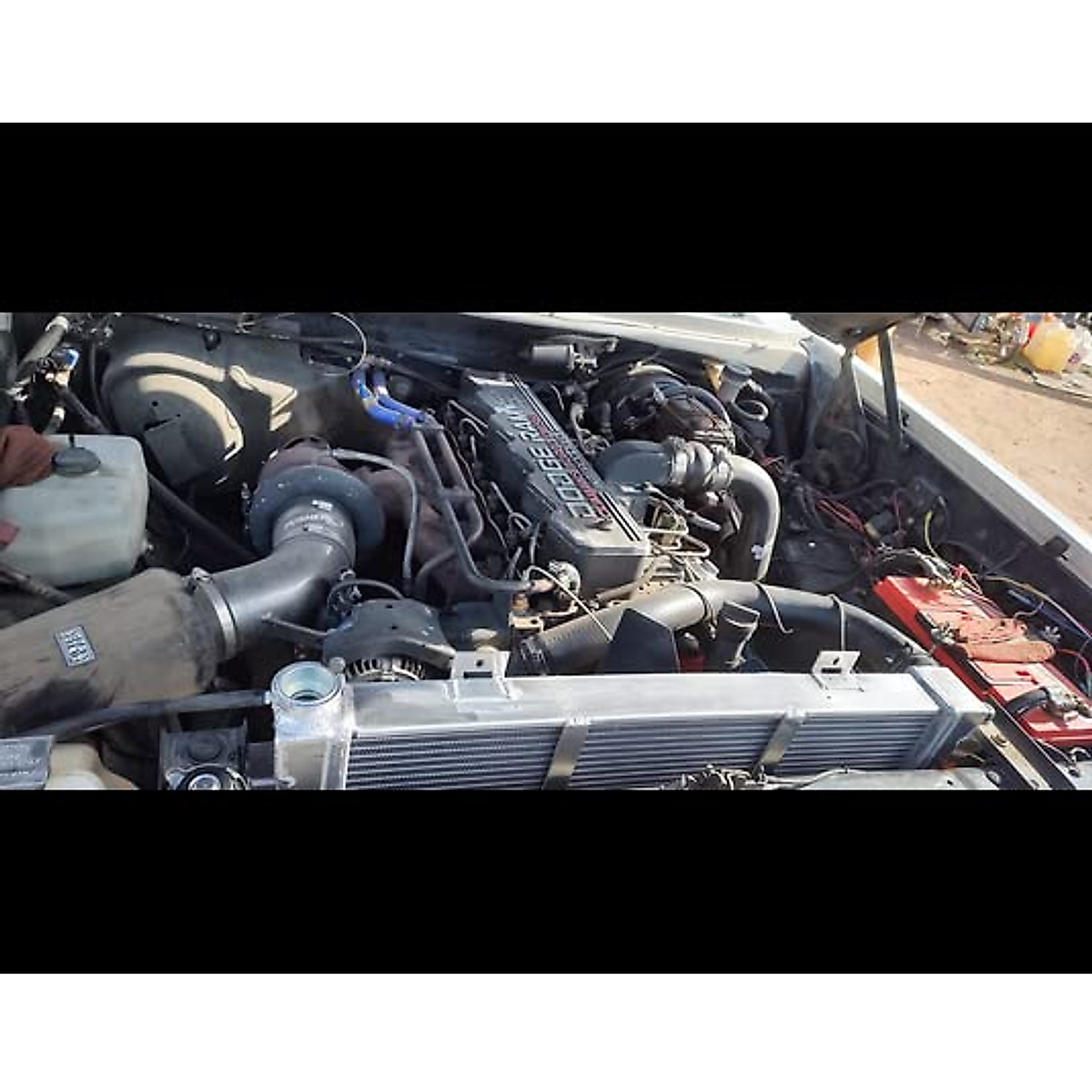 OzCoolingParts Pro 89-93 Dodge D/W 250 350 Series Radiator, 55mm 3 Row Core Aluminum CC1198 Radiator for 1989-1993 90 91 92 Dodge D250 D350 W250 W350 5.9L L6 Diesel Turbo