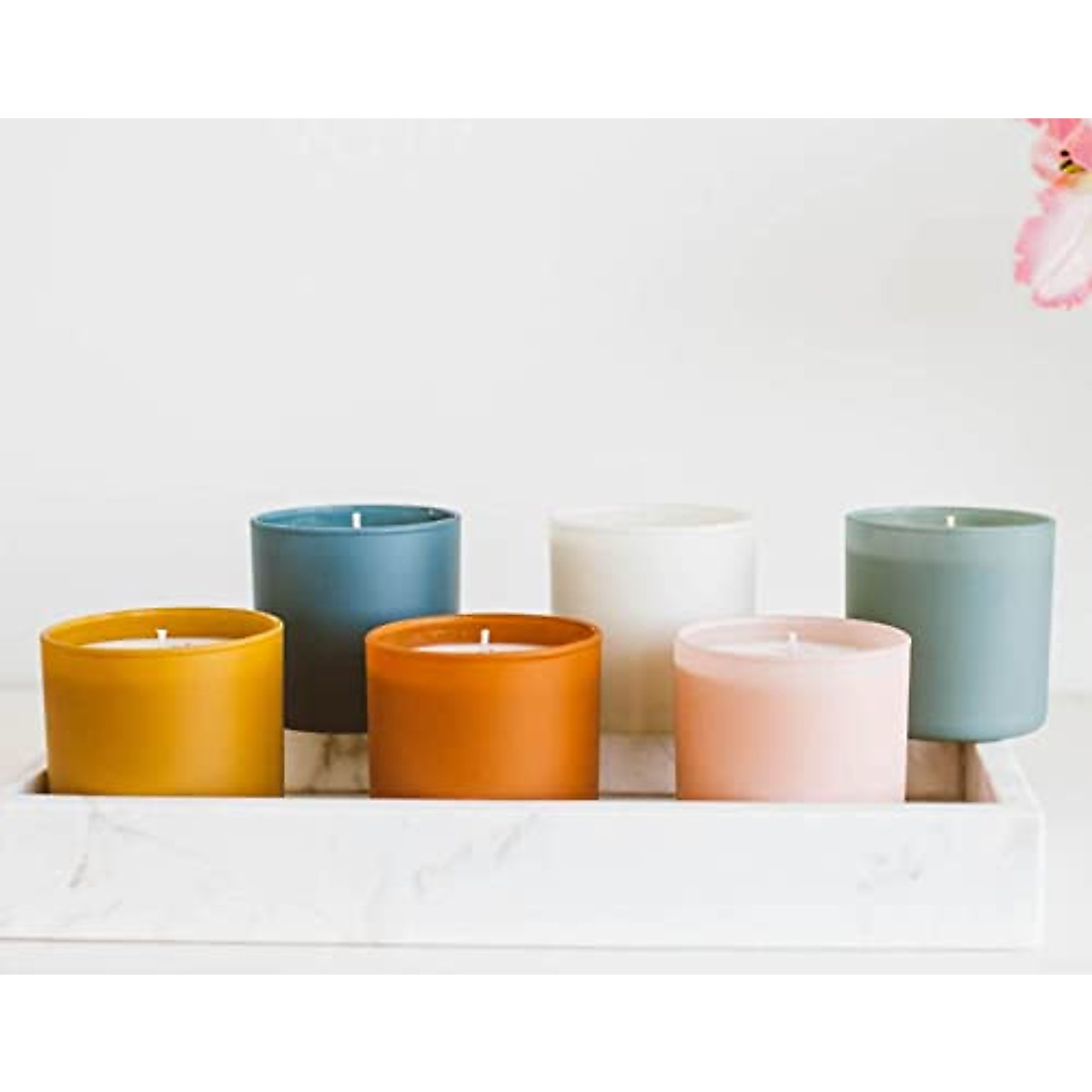 Calyan Wax Soy Wax Candle Gift Set | The Dignity Series Set of 6 Premium Scented Candles for The Home | 100% Soy Wax - 7oz Each | Candle Gifts for Women, Birthdays, Anniversary, Celebration