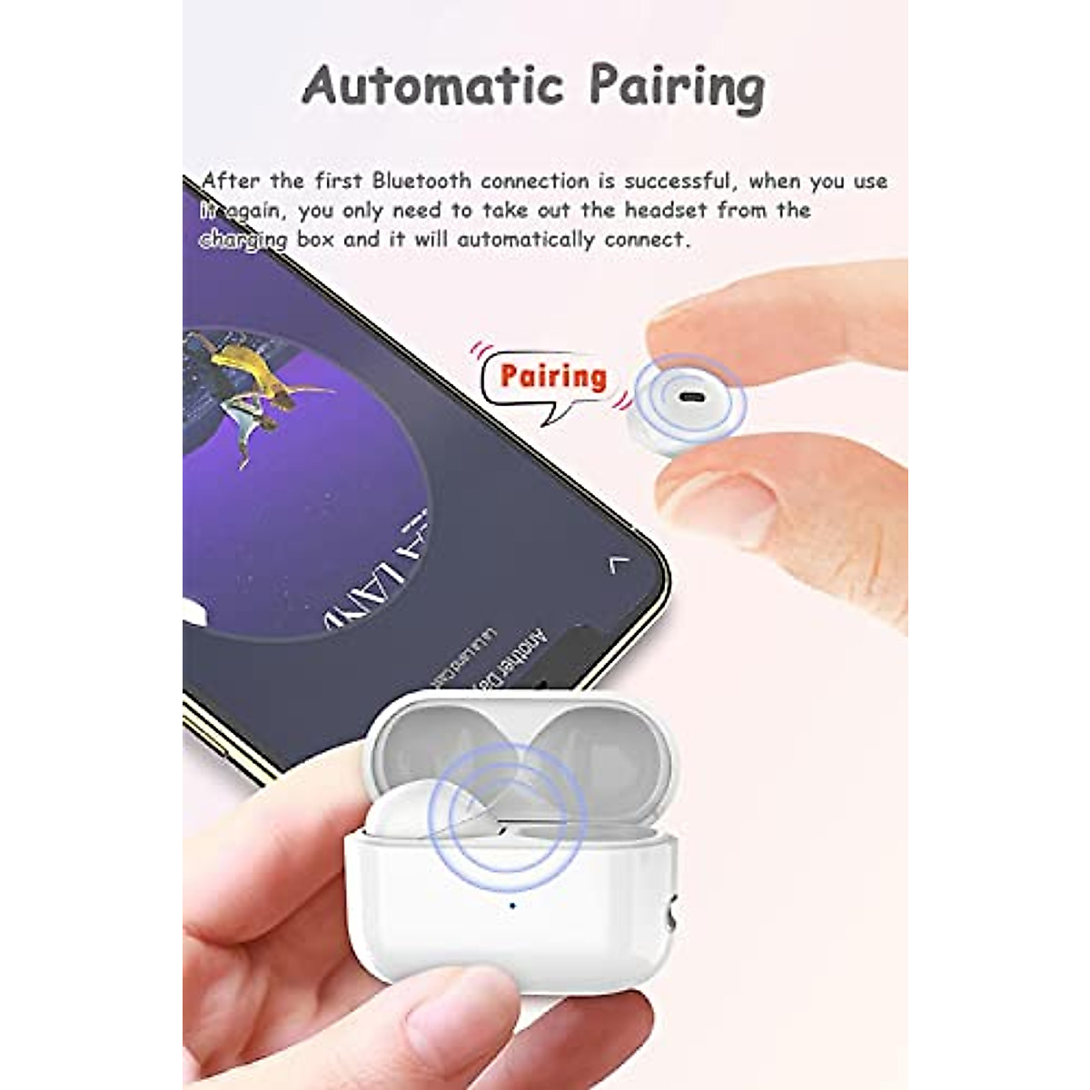 SZHTFX Invisible Earbuds Small Mini Hidden Earbuds for Work, Sleep, Music (Nude)