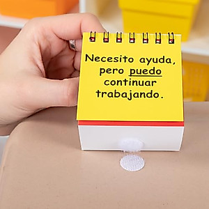 Really Good Stuff Spanish I Need Help! Mini Flip Chart Set (¡Necesito ayuda! Mini Rotafolios)