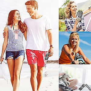 Handheld Fan Portable Rechargeable Fan Neck Hanging Fan Desktop USB Fan for Cooling And Heatstroke prevention (Led Power Display)