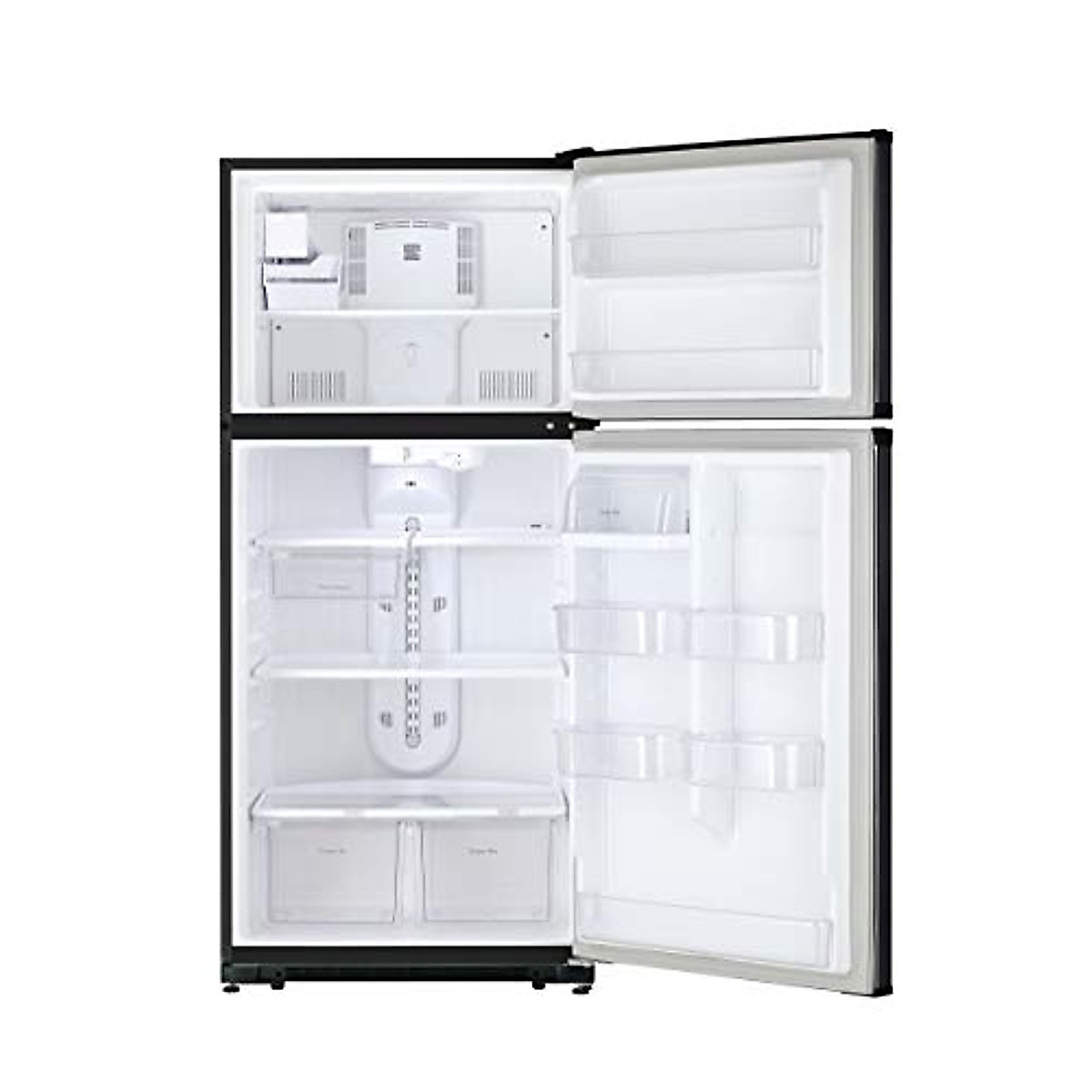 Kenmore 30" Top-Freezer Refrigerator with Ice Maker and 18 Cubic Ft. Total Capacity, Black