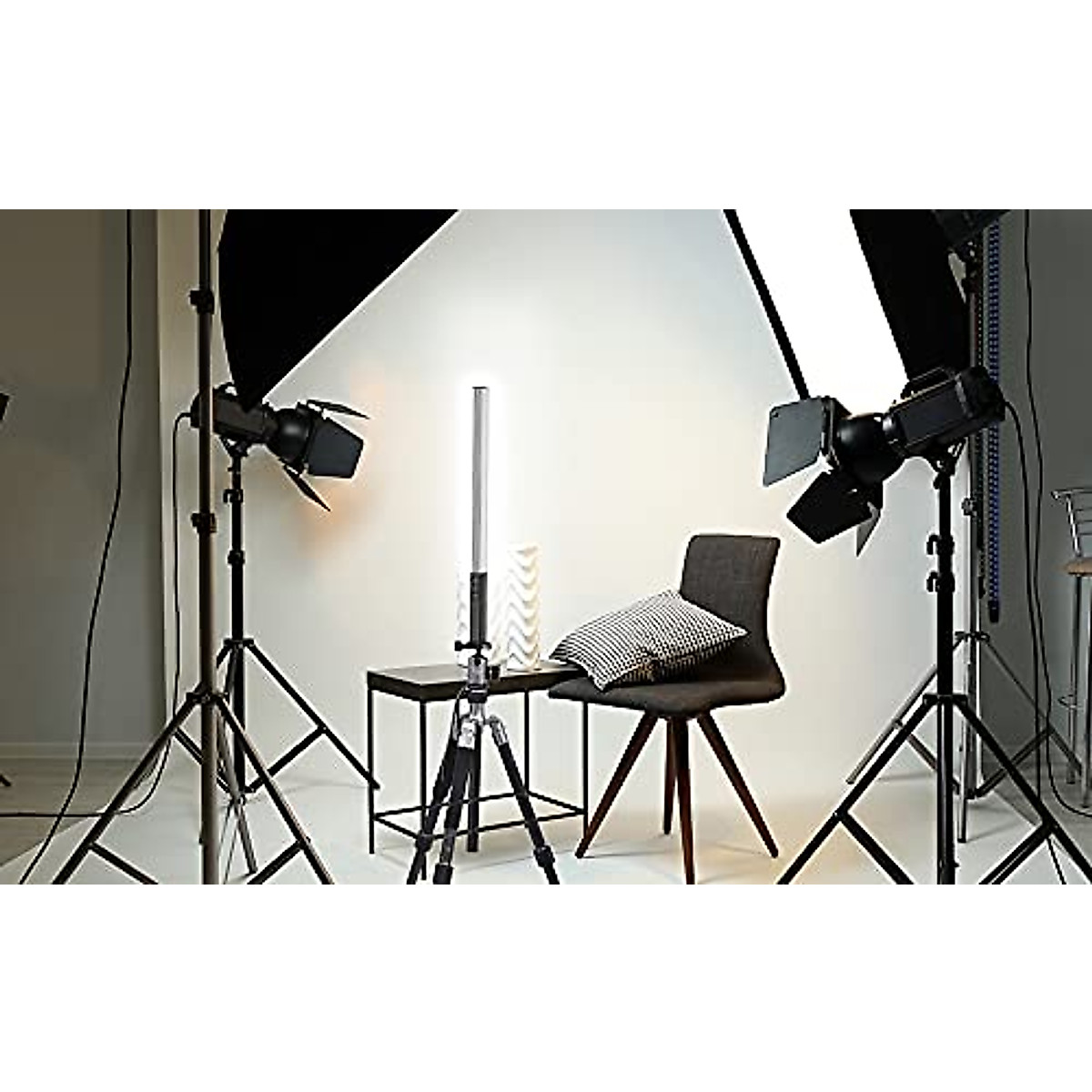 LUXCEO RGB LED Photography Lighting Portable Wand Handheld LED Video Light 1000 Lumens CRI 95+ USB Rechargeable with Remote Control, Carry Bag, Adjustable Color Temperature 3000K-6000K and 36 Colors