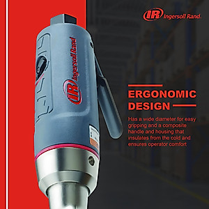 Ingersoll Rand 1105MAX-D2 1/4" Mini Composite Air Ratchet Wrench, 30 ft-lbs Max Torque Output, 300 RPM, Comfort Grip, Lightweight, Low Profile Forward/Reverse Control