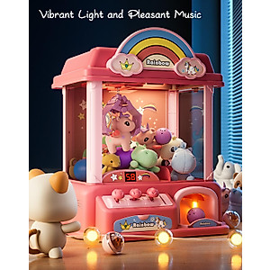 Kakamelon Claw Machine for Kids and Adults with Mini Prizes|Toys for Ages 8-13 Girls|Candy Machine Birthday Gifts for 6 7 9 10 12 Years Old