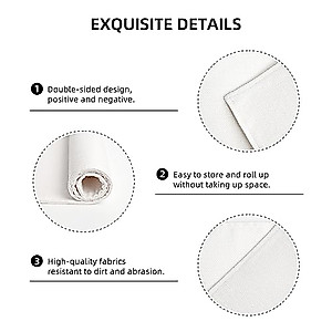 Tiger at Rest Double Linen Placemats 30 X 45 Cm - Set of 4 Heat-Resistant Foldable Placemats for Home, Restaurants and Hotels