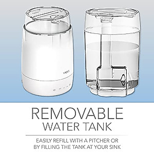 Vicks Embrace Cool Mist Top Fill Humidifier  (VUL900), White – Cool Mist Humidifier Top Fill for Bedroom or Office