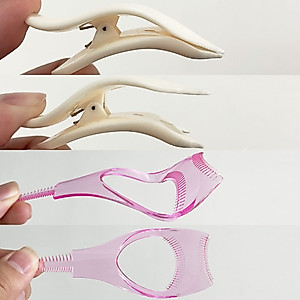 Lashes Buddy Eye Lash Mascara Guard Applicator Makeup Cosmetic Eyelash Tool, False Eyelash Applicator Tool Lash Clip Tweezers Eye Makeup Tools More Convenient to Wear Lashes