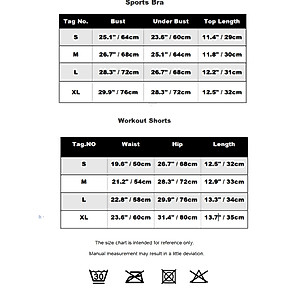 ABOCIW Workout Sets for Women Sexy Twist Front Cross Cross Back Sports Bra High Waist Biker Shorts 2 Piece Gym Yoga Outfits W-Black Medium