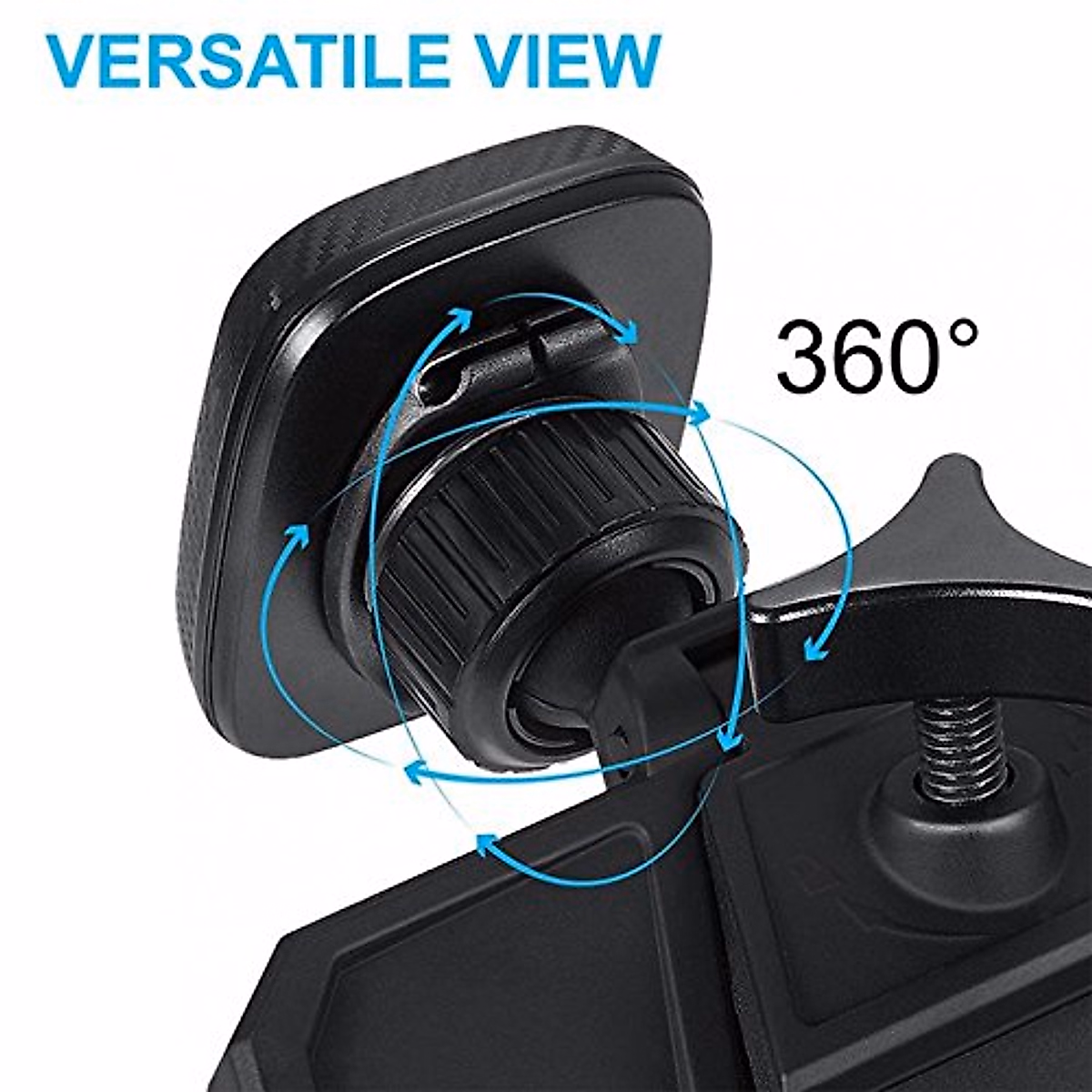 Car Mount CD Slot Magnetic Holder Swivel Dock Strong Grip Compatible with Razer Phone 2