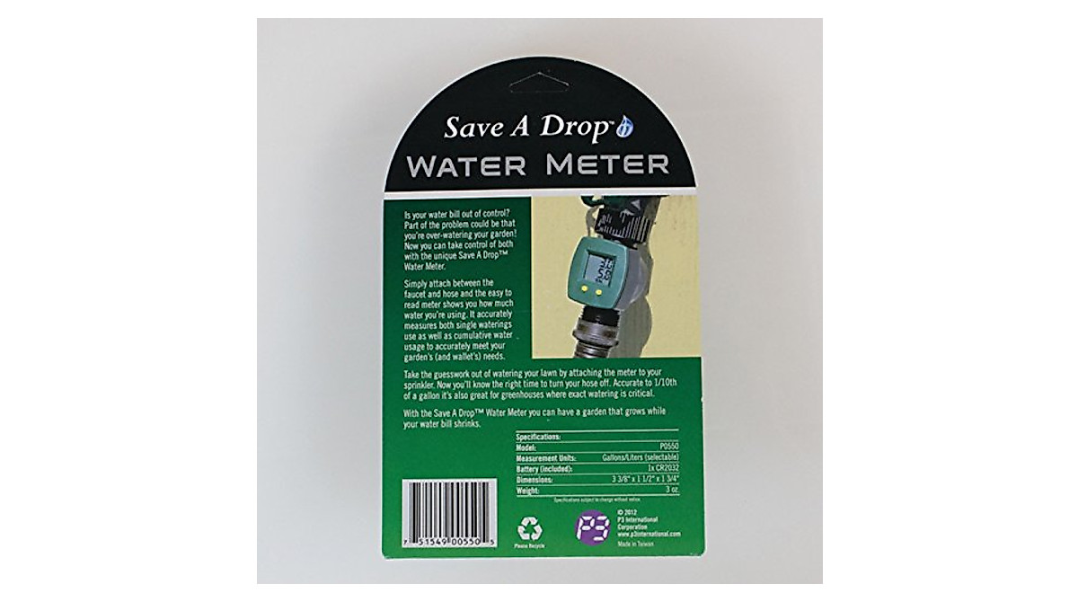 2-Pack P3 P0550 Water Meter - Track Your Water Usage