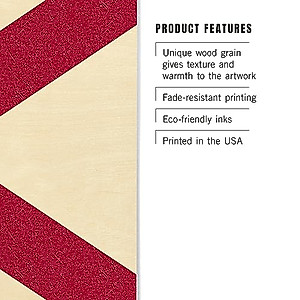 Lantern Press 6x9 Inch Wood Sign, Ready to Hang Wall Decor, Florida State Flag, Letterpress