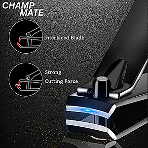 Manicure Set Pedicure Nail Clipper kit 15 In 1 Professional Grooming Care Tools Nose Hair Scissors File Best Gift with Luxurious Case for Man Women (Red)