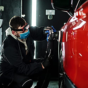 Orbital Sander Foam Pad 5 inch, Foam Sanding Pads for Orbital Sander 2pcs, Interface Pad 8 Holes, Hook and Loop Backing Pad, Soft Sander Cushion Pad, Sponge Buffer by S&F STEAD & FAST