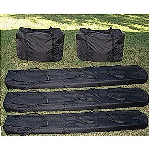 40'x20' PE Party Tent White - Heavy Duty Wedding Canopy Carport Shelter - with Storage Bags - by DELTA Canopies