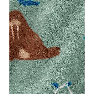 Carter's Baby Boys' 3 Piece Little Vest Set, Penguin/Walrus/Green, 12m