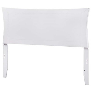 Leo & Lacey Full Panel Headboard in White