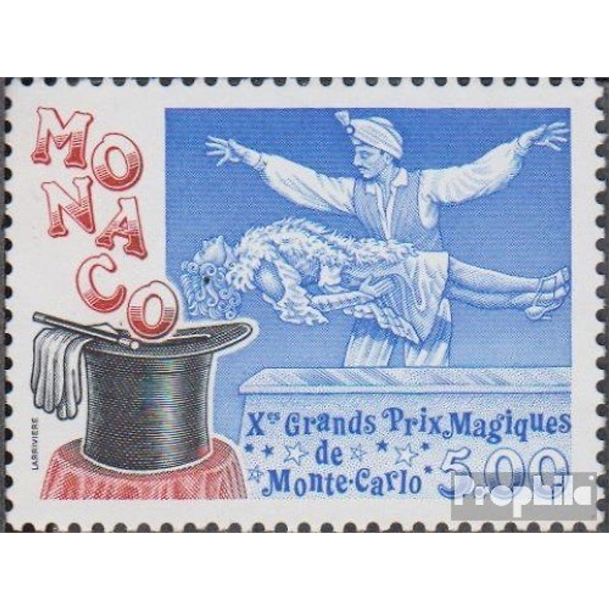 Monaco 2176 (Complete.Issue.) unmounted Mint/Never hinged ** MNH 1994 Zauberkunst (Stamps for Collectors) Circus
