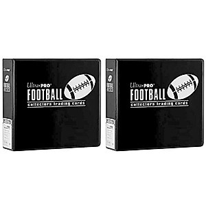 Ultra Pro 3" Black Football Album 2 Pack