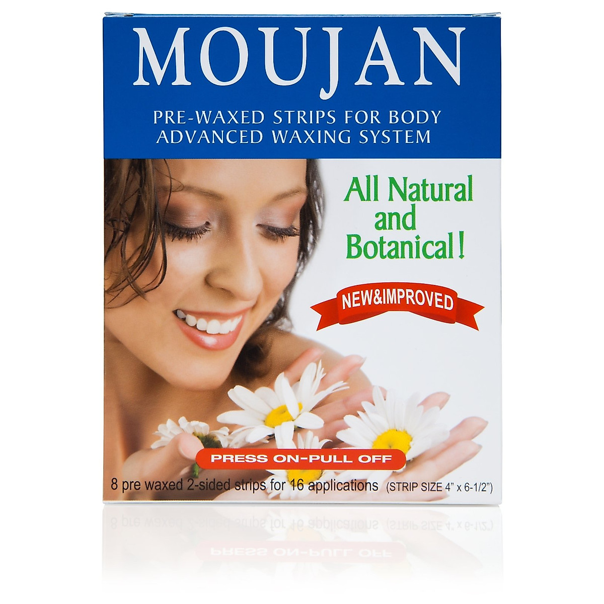 Moujan Pre-Waxed Strips for Body 8 ea
