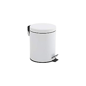 Modful Step Trash Can, White