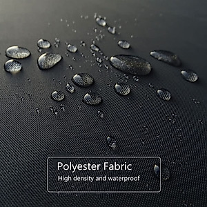 LLSCL Fabric Shower Curtain Liner, Waterproof Hotel Quality, Bathroom Curtains Rust Resistant Grommets, 72 x 72 Machine Washable (Black)