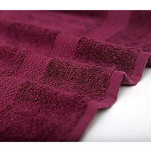 Pleasant Home Bath Sheets Set - 2 Pack – 35” x 70” - 100% Cotton - 600 GSM – Soft & Absorbent – Durable (Violet)